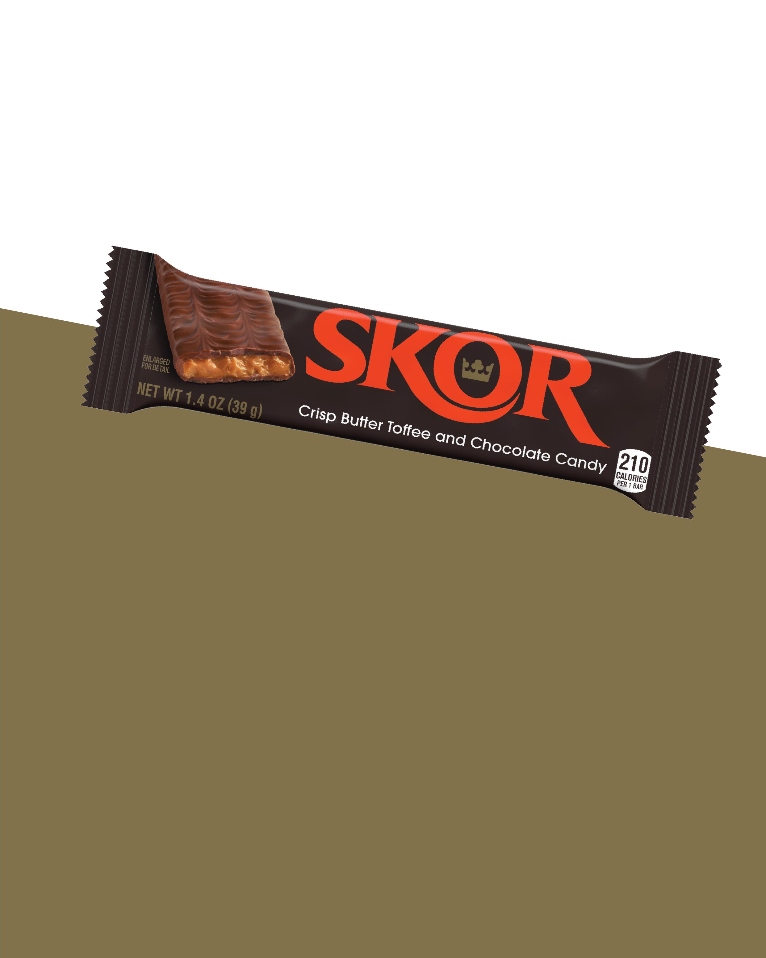 SKOR Milk Chocolate Butter Toffee Bar | Classic Hershey Candy